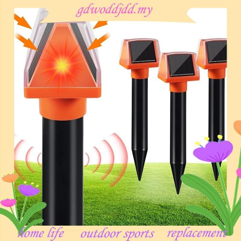 XU-Solar Mole Repellent, Ultrasonic & Solar Powered Mouse Repellent ...