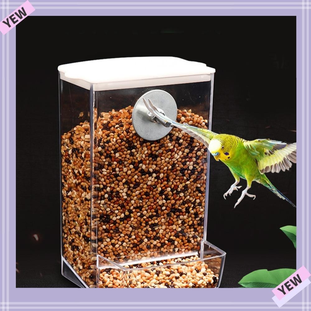 YYE Bird Feeder Box, Plastic Large Capacity Bird Food Dispenser ...