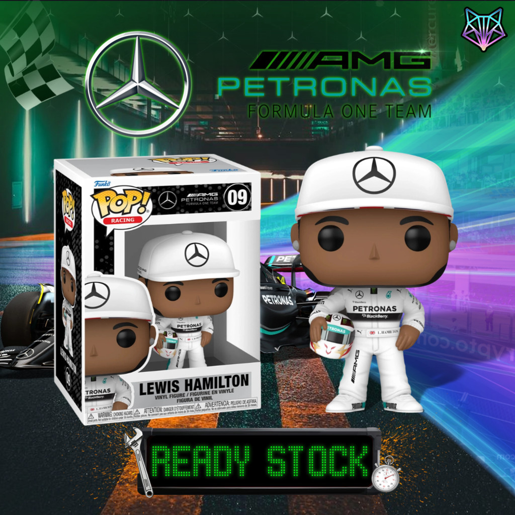 🦊[ Ready Stock ]🦊 Funko Pop ! F1 Racing Lewis Hamilton with Helmet ...