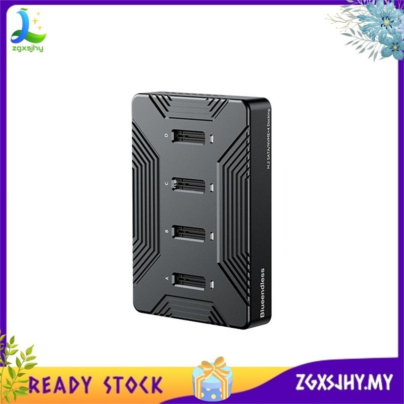 [zgxsjhy] BLUEENDLESS HDD Dock Dual Protocol SSD Enclosure Quad Disk M ...
