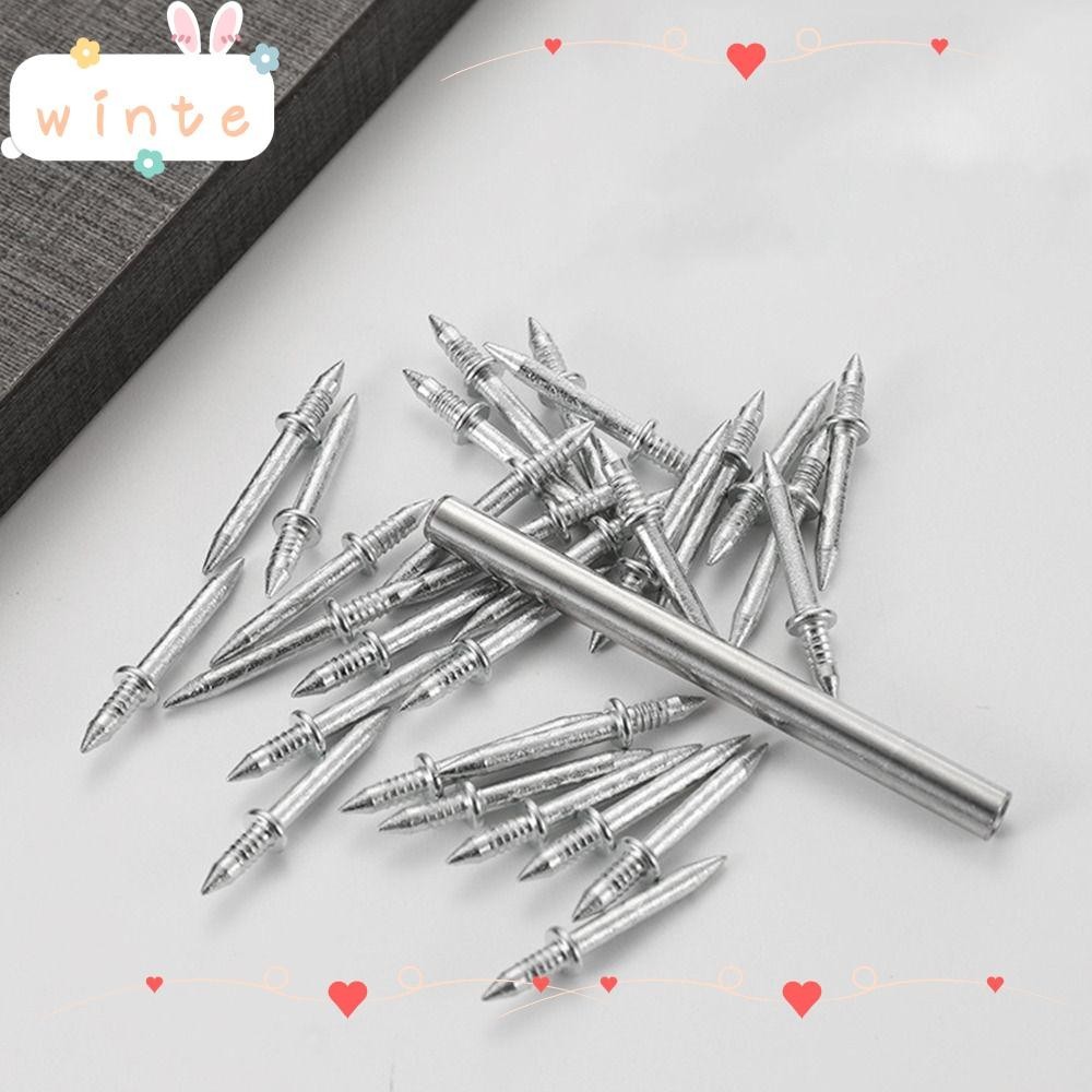 WINTE 50/100Pcs Double Head Seamless Nails, High Hardness Skirting Line ...