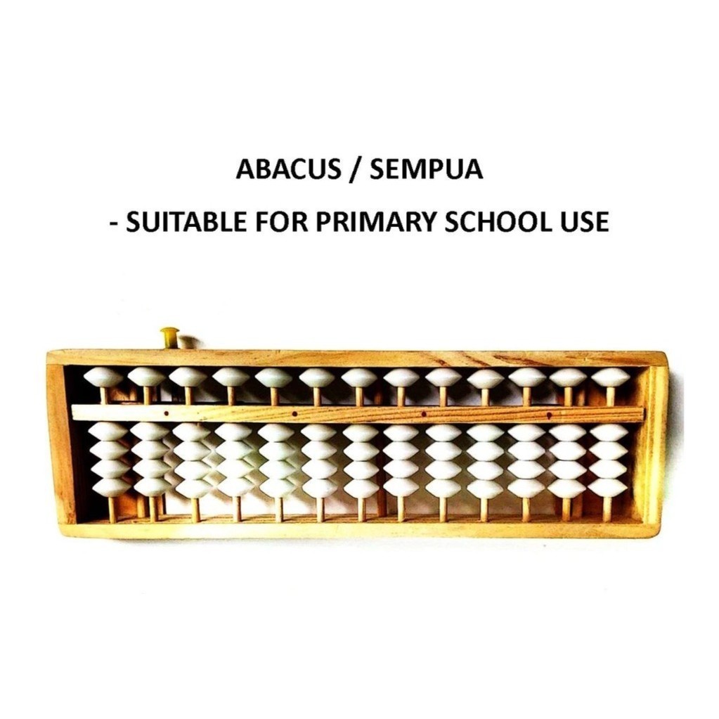 Traditional SA Abacus with Reset Button Kid Counting Toy for Student ...