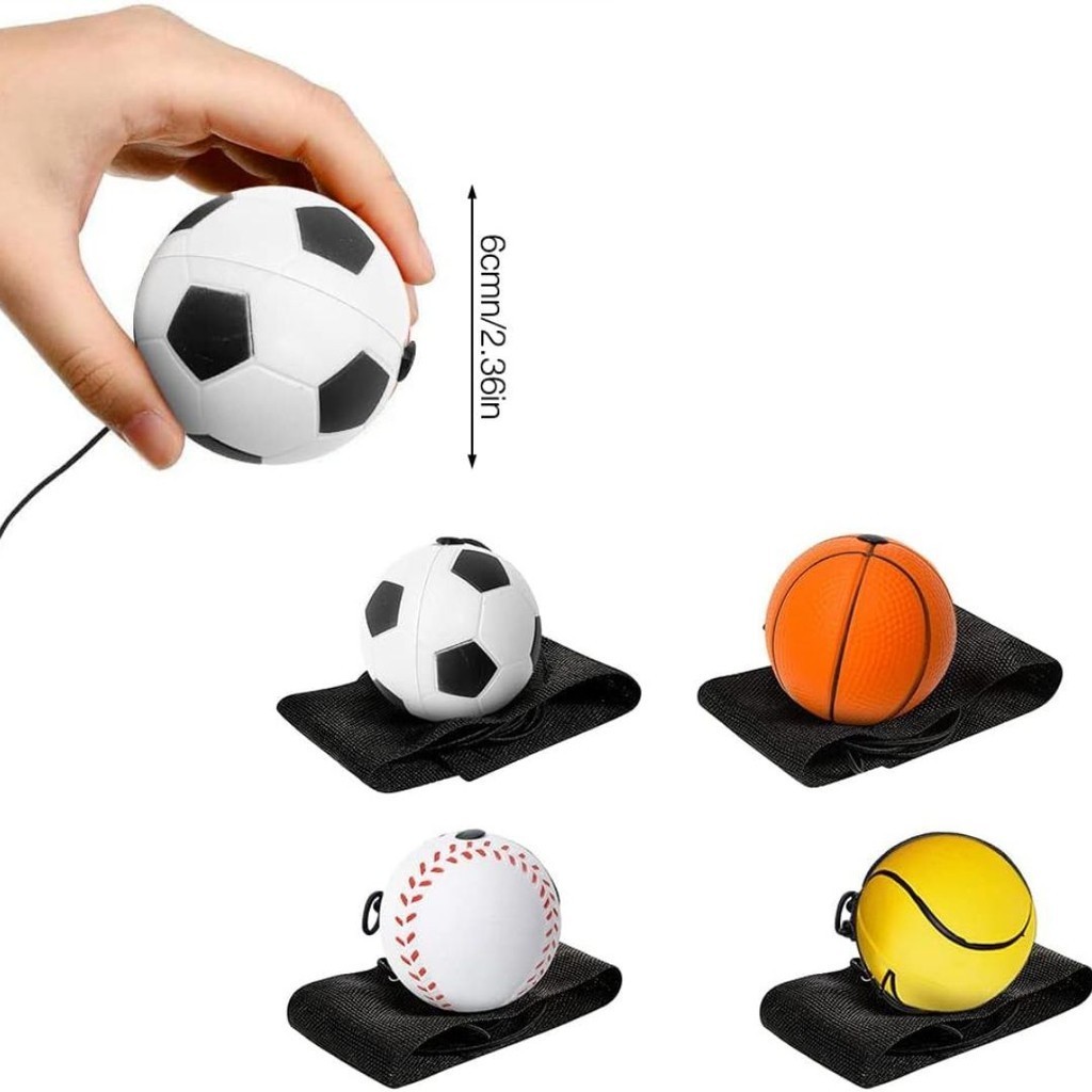 Bouncy Ball Elastic Children Toy Stress Relief Bouncy Ball Hand Throw ...