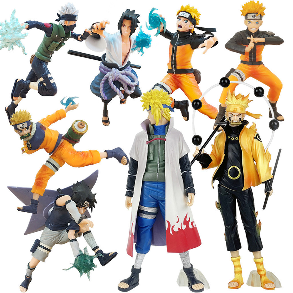 Naruto Cartoon Garage Kits Ornaments Vortex Naruto Flag Wood Kakashi ...