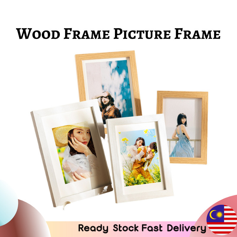 Wood Picture Frame Simple Picture Frame Foto Bingkai Gambar Frame Mas ...
