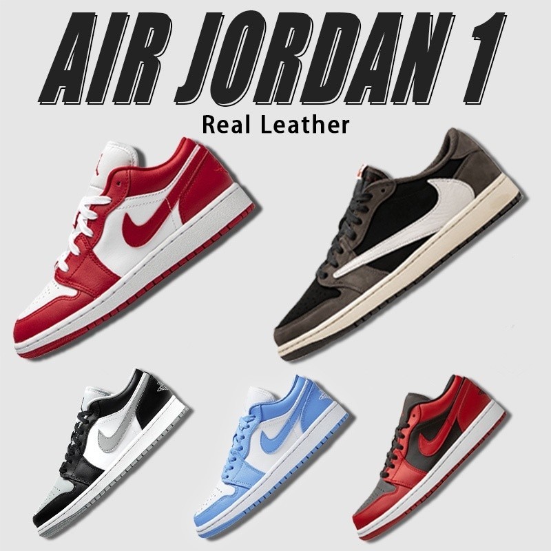 Travis Scott Air Jordan 1 Low OG Sneakers lelaki Running Shoes Sneakers ...
