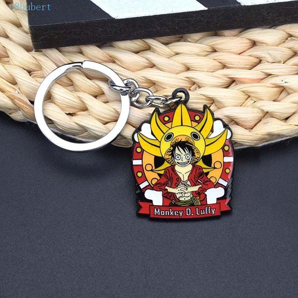 HUBERT Luffy Keychain, Anime Ornaments One Piece Monkey D Luffy Luffy ...