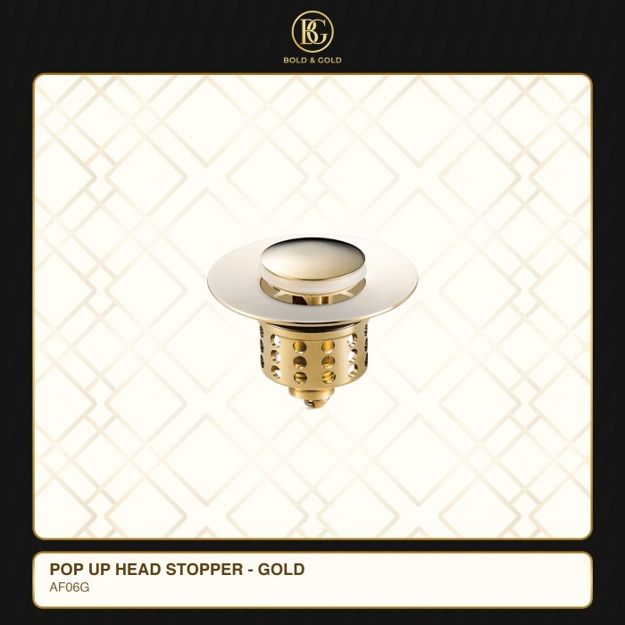 Pop UP HEAD STOPPER - LUXURY GOLD - POP UP HEAD THROUGH - LUXURY GOLD ...