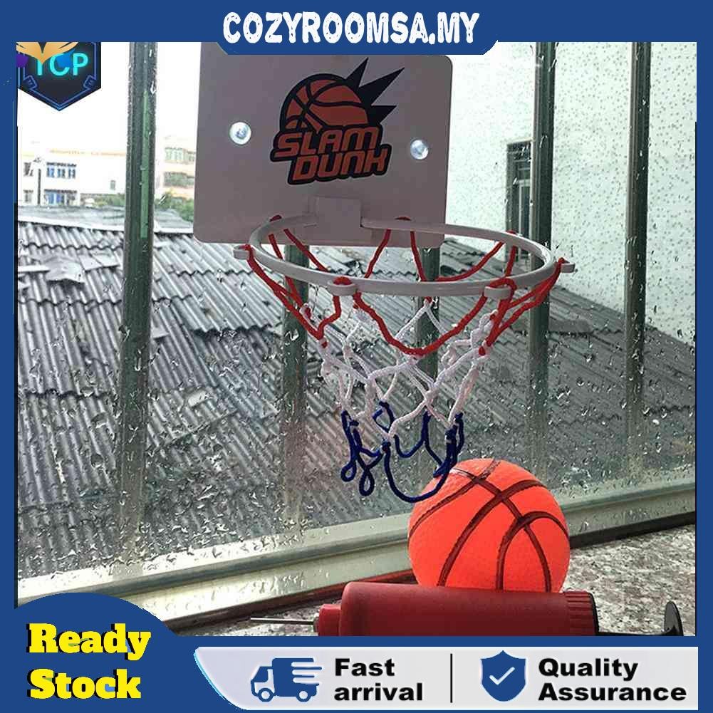 Mini Basketball Backboard Hoop Netball Board Box Set Kids Indoor Game ...