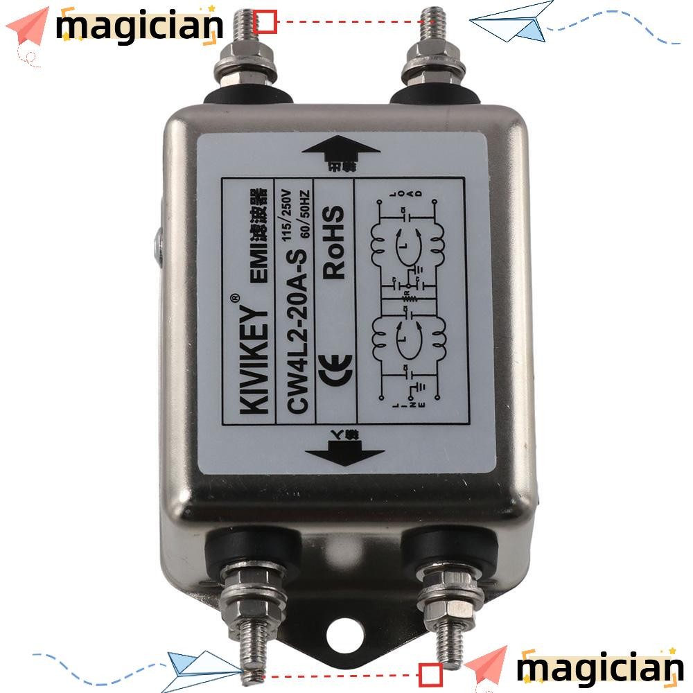 MAGIC Noise Suppressor, Single-Phase 20A Power EMI Filter ...