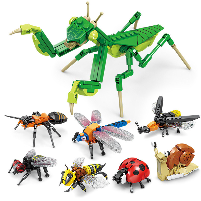 Kazi Building Blocks Insect Compatible Lego Children Educational ...