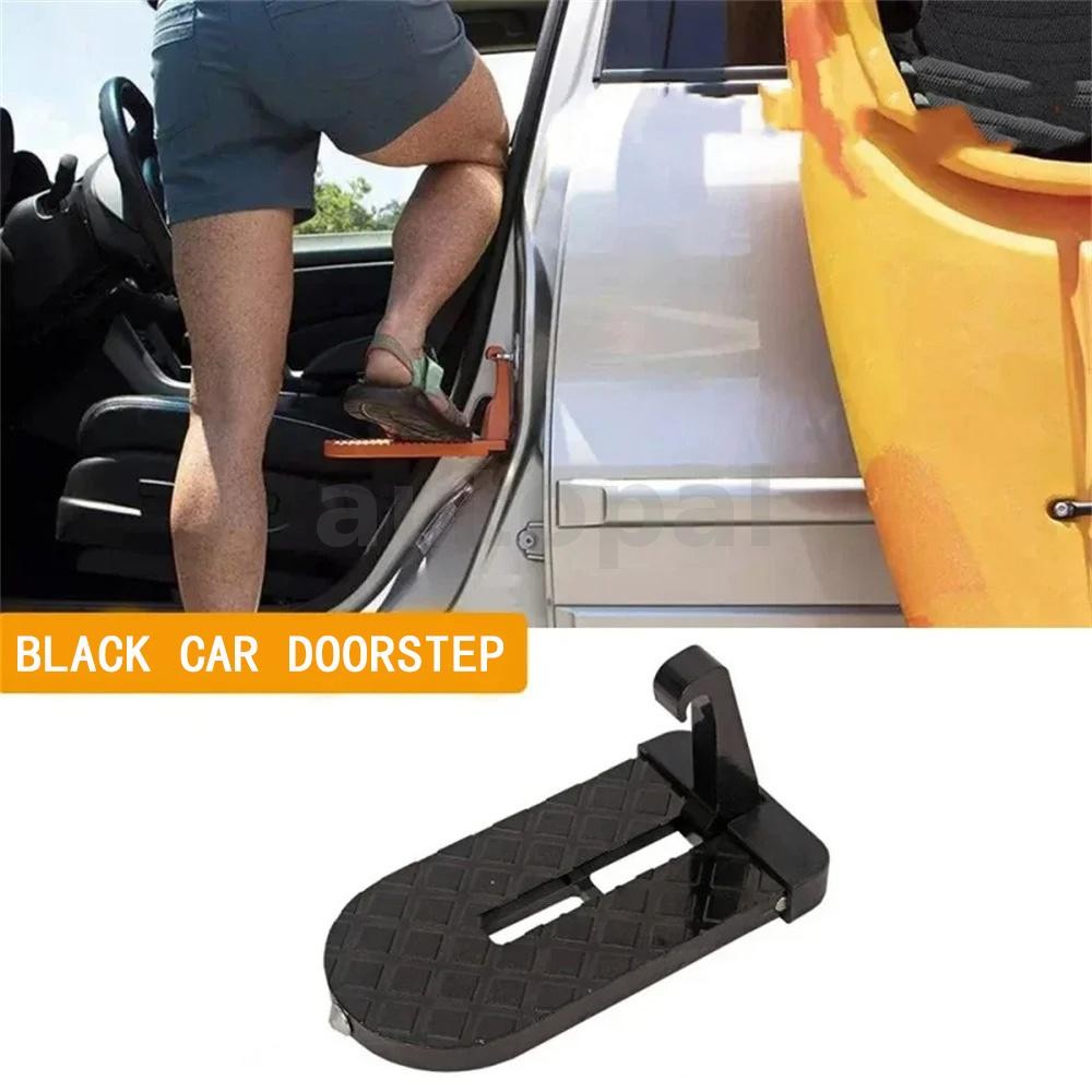 Universal Aluminum Car Foot Pedal Mini Auxiliary Door Step Upper Roof ...