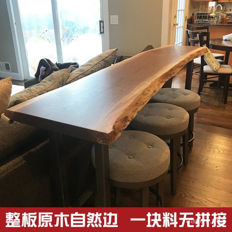 Meja bar, meja dan kerusi kayu padat, kaunter bar komersial, kaunter ...