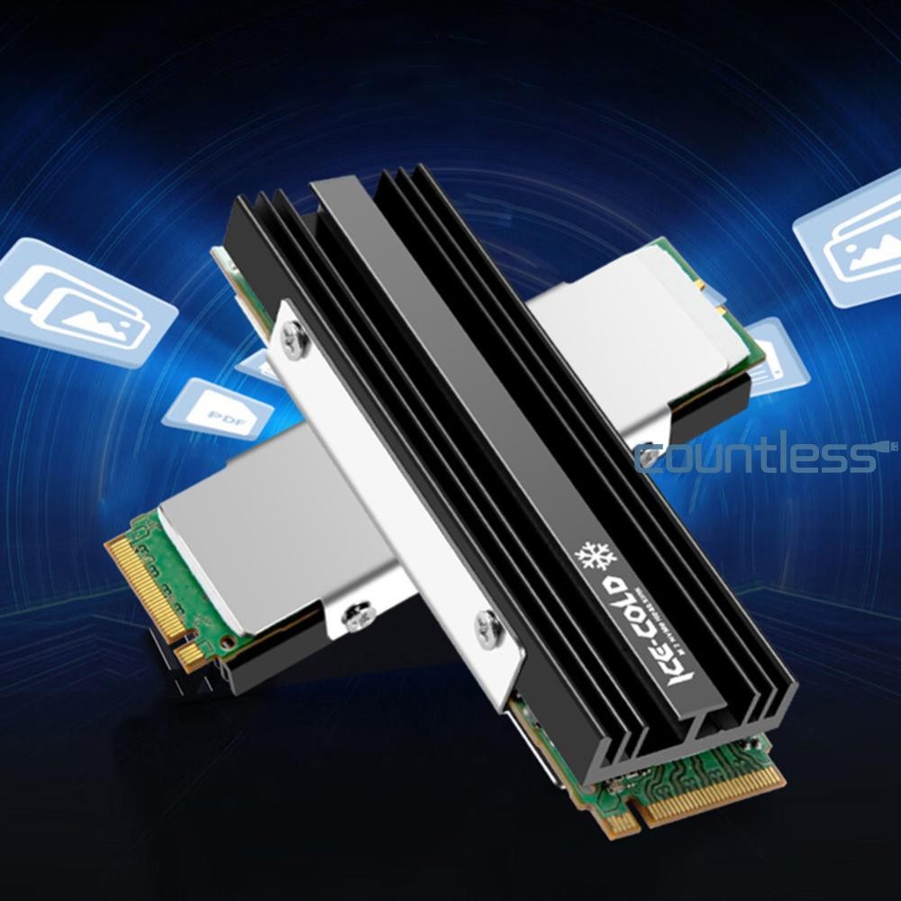 Solid State Disk Drive Radiator Cooler M.2 NGFF NVME 2280 SSD Heatsink ...