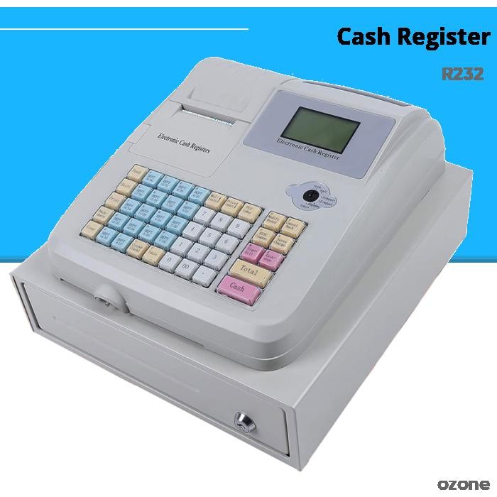 Electronic Cash Register with Drawer Mesin Cashier Machine Key | Shopee ...