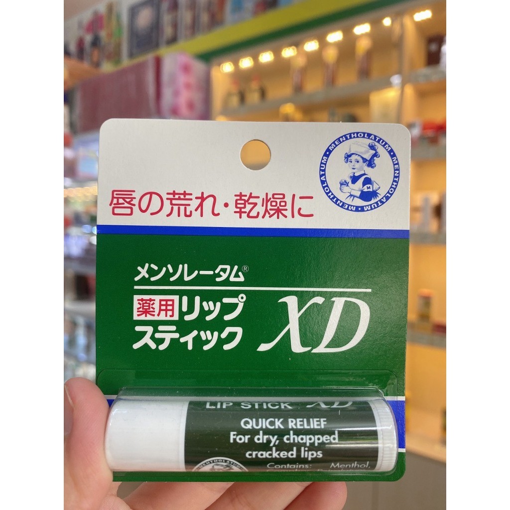 JAPAN MENTHOLATUM Medicated Lip Stick XD Quick Relief 4g Lip Balm ...