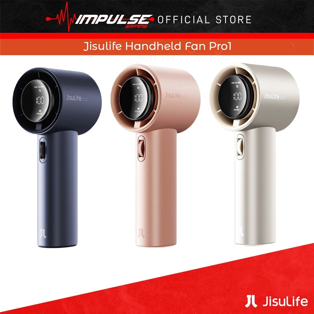 Jisulife Handheld Fan Pro1 Abs Version - Gray Blue/White/Pink | Shopee ...