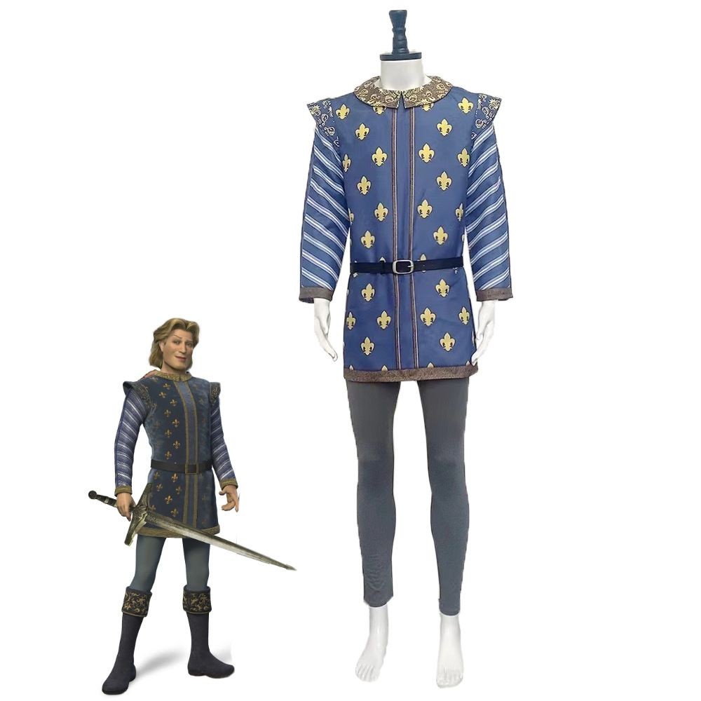 Monster Shrek Prince Chaming cos costume Halloween Shrek 3 cosplay ...