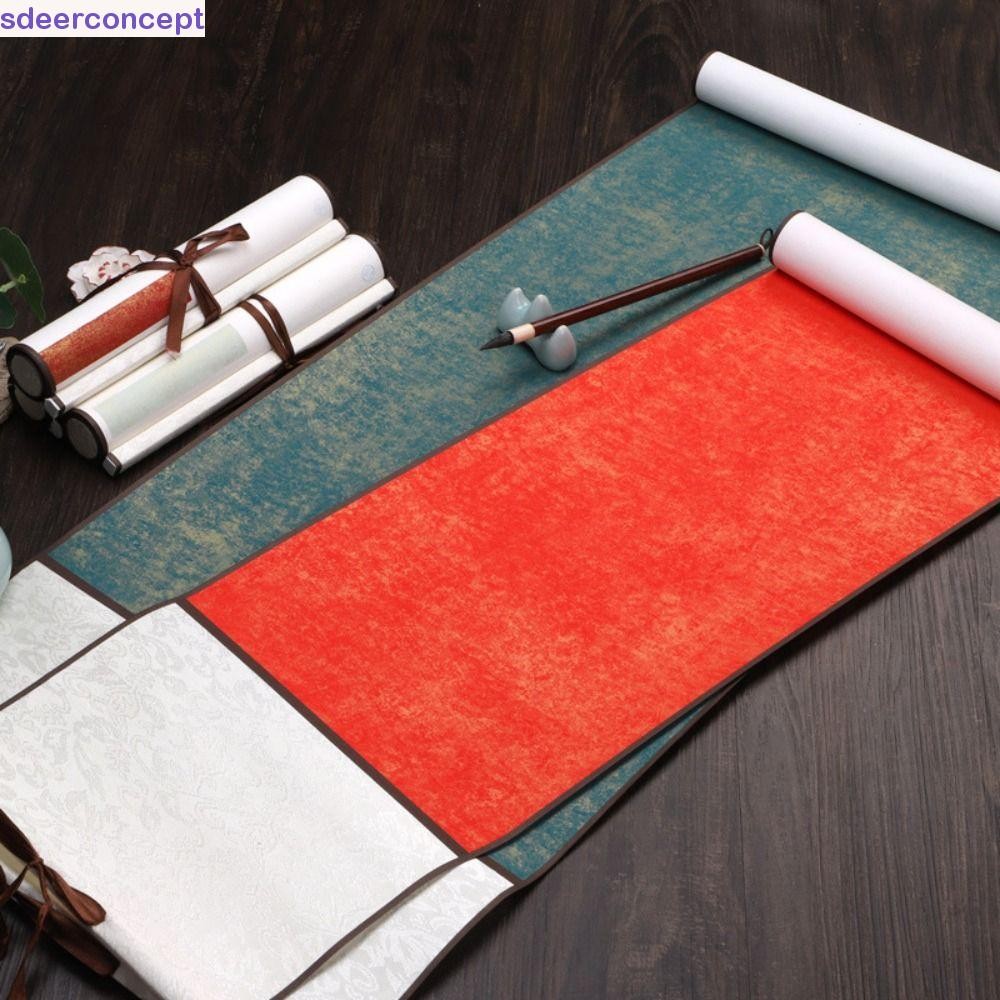 SDEERCONCEPT Gilded Rice Paper Scroll, Painting Drawing Paper Self-made ...