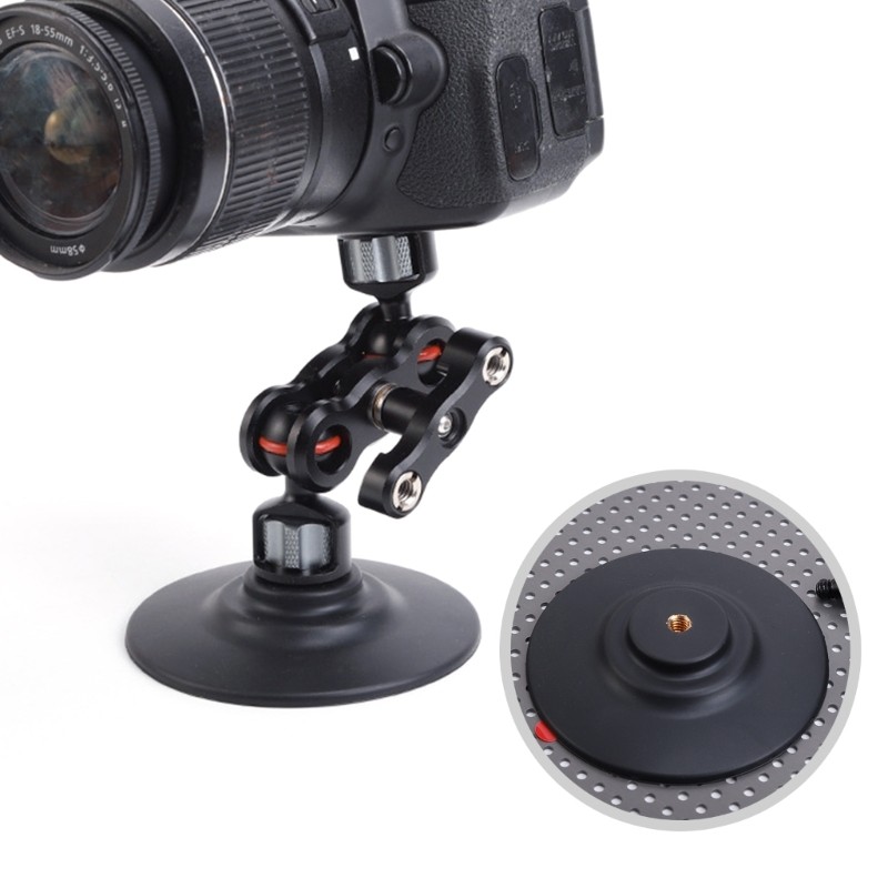 LI Rubber Coated Adhesive Camera Mount Bracket For Motorcycles And Car ...