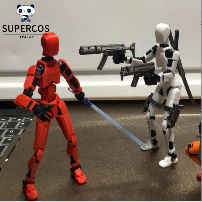 Multi-Jointed Movable Robot 3D Printed Mannequin Lucky 13 Dummy Action ...