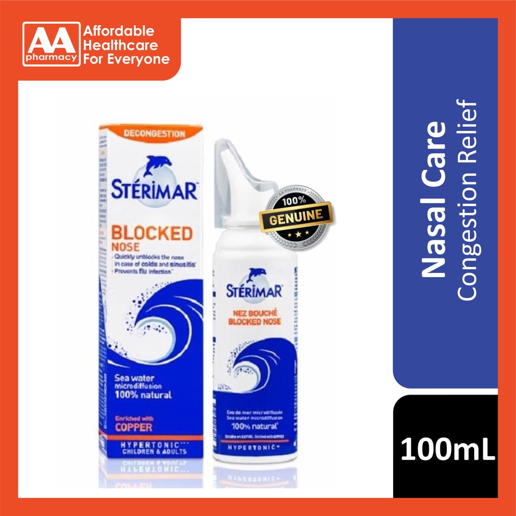 Sterimar Blocked Nose Hypertonic Nasal Spray 100mL (3 years and above ...