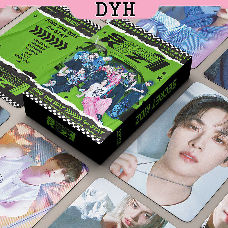 55pcs/box Stray Kids Photocards SECRET KIDZ Album KPOP LOMO Card ...