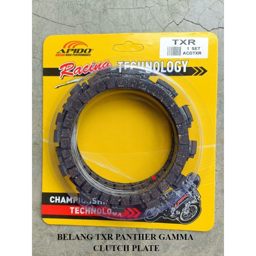 SUZUKI BELANG TXR PANTHER GAMMA CLUTCH PLATE KLAC PAD FRICTION DISC ...