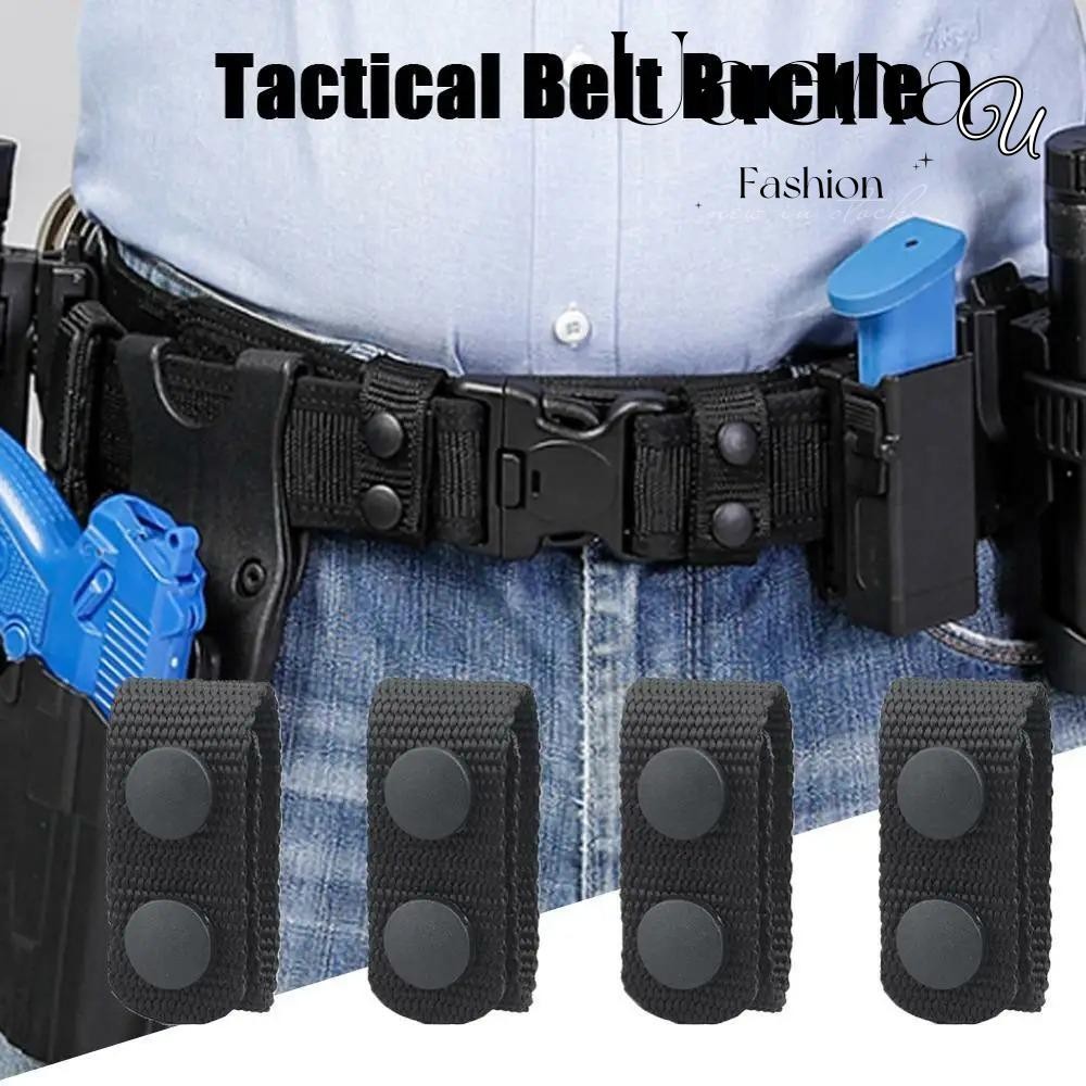 UAENAU 4Pcs Strap Belt Keeper, Outdoor Nylon Belt Buckle, Black EDC ...