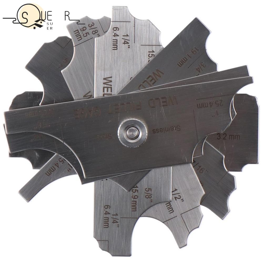 SUEREN 7PCS Welding Gauge, MM & Inch Metal Weld Fillet Gages Set ...