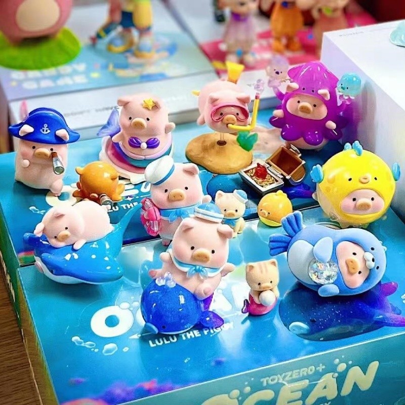 [G-Plus Studio] LuLu Pig Ocean Series Mystery Box Canned Pig Figure ...