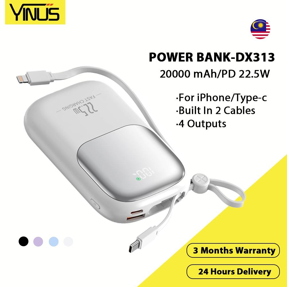 YINUS PD 22.5W 20000 MAh Fast Charging Powerbank Super Fast Charge ...