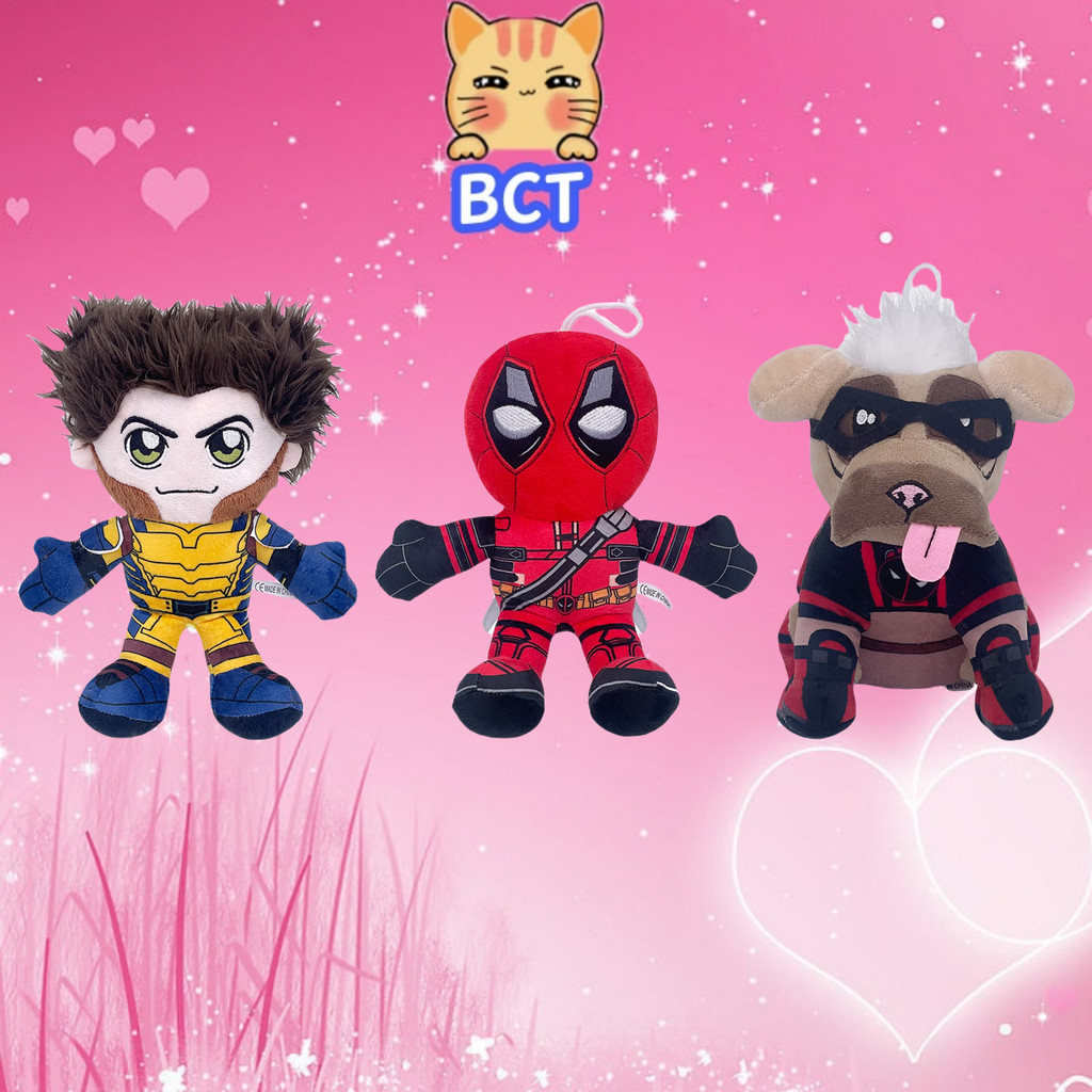 BCT In Stock Cute Deadpool Plush Toy Deadpool Dolls Gift for Kid Home ...