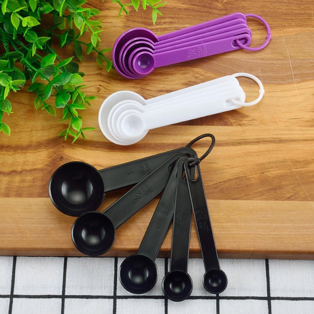 Measuring Plastic With Spoons Color Scale Baking Diy Baking N1v1 ...