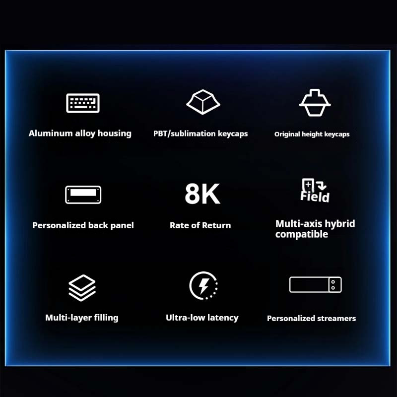 ATK Lev Edge 60He Aluminum alloy magnetic axis mechanical keyboard, 8k ...