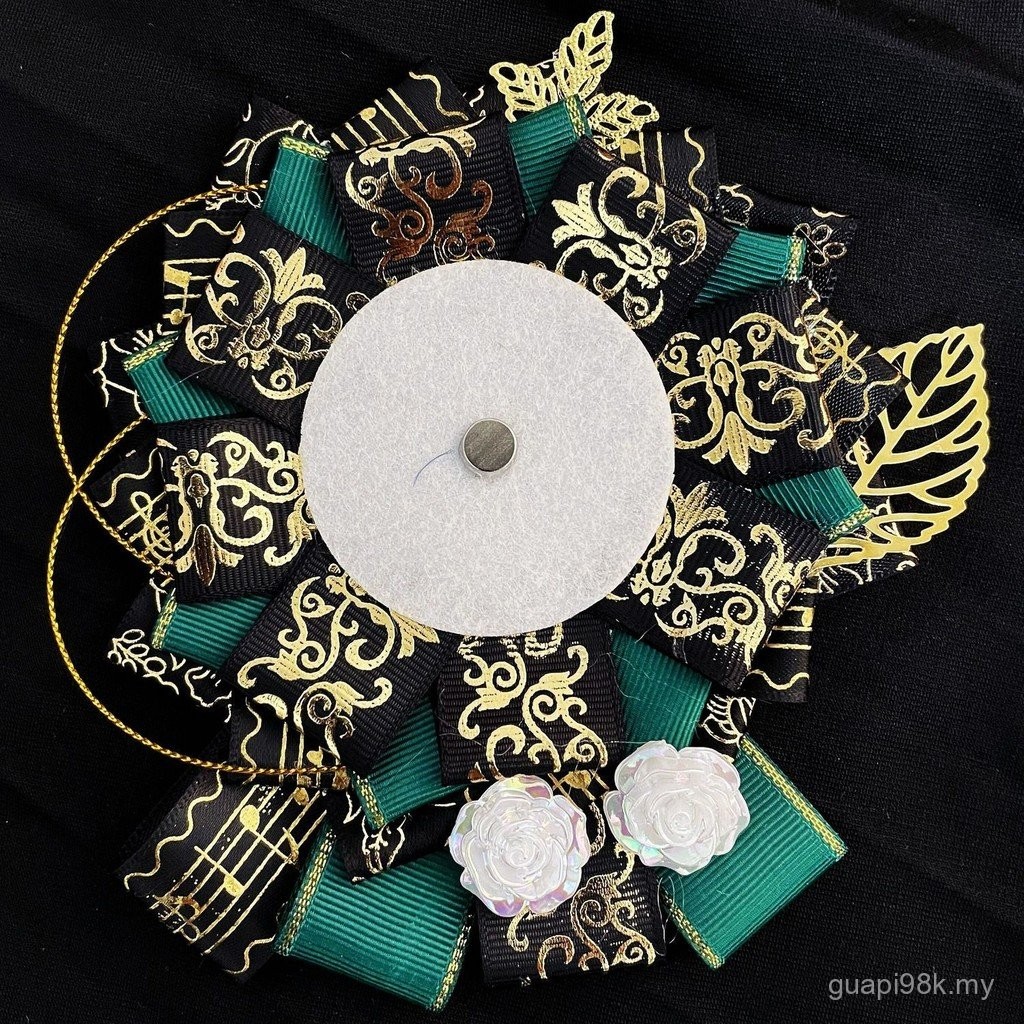 Contrast Color Gorgeous Bar Chirp Cabbage Badge Pain Bag Decoration ...