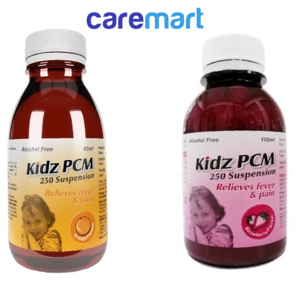 KIDZ PCM 250 SUSPENSION 100ML (ORANGE/STRAWBERRY) (EXP: 12/2026 ...
