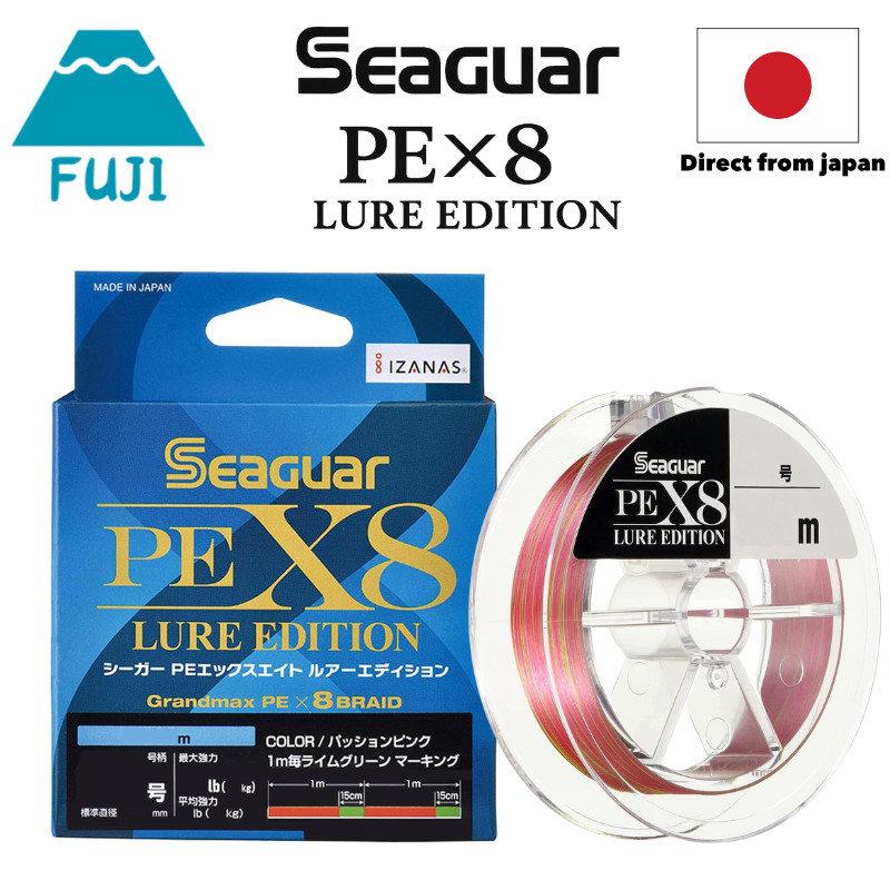 Seaguar PEX8 Fishing PE Line - 200m, Passion Pink, Various Diameters | Shopee Malaysia