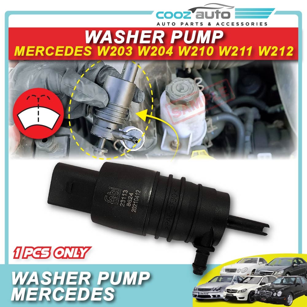 Mercedes W203 W204 W210 W211 W212 Swag Car Washer Pump Motor Spray ...