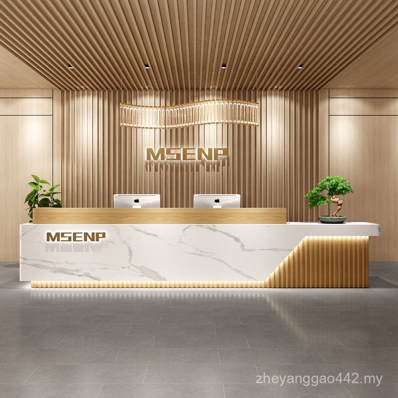 Company Front Desk Reception Desk Sales Station Hotel Hall Property ...