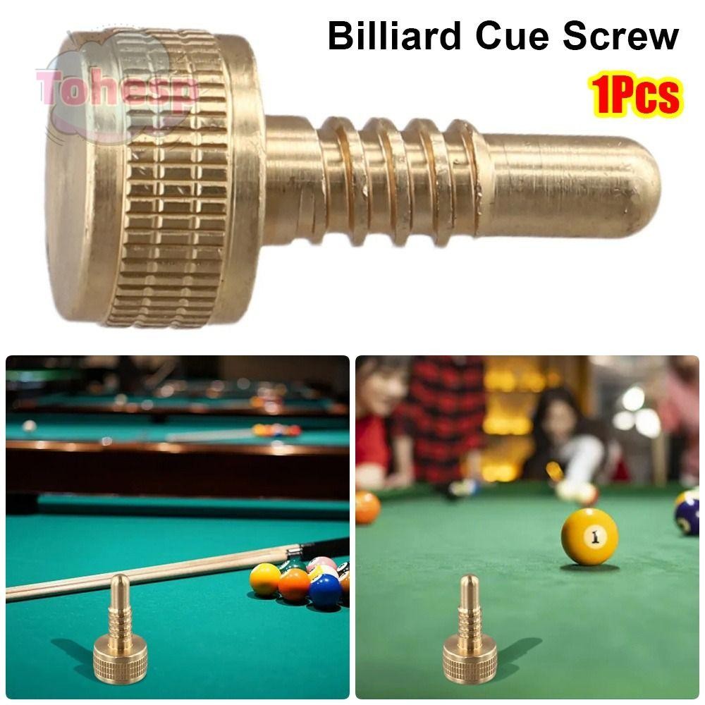 TOHESP 1Pcs Pool Cue Extension Screw, Cue Joint Strudy Billiard Cue ...
