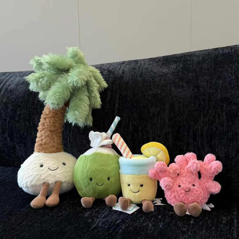 JC Summer New Coconut Doll Fun Lemon Plush Toy Siri Lautan Animal Palm ...