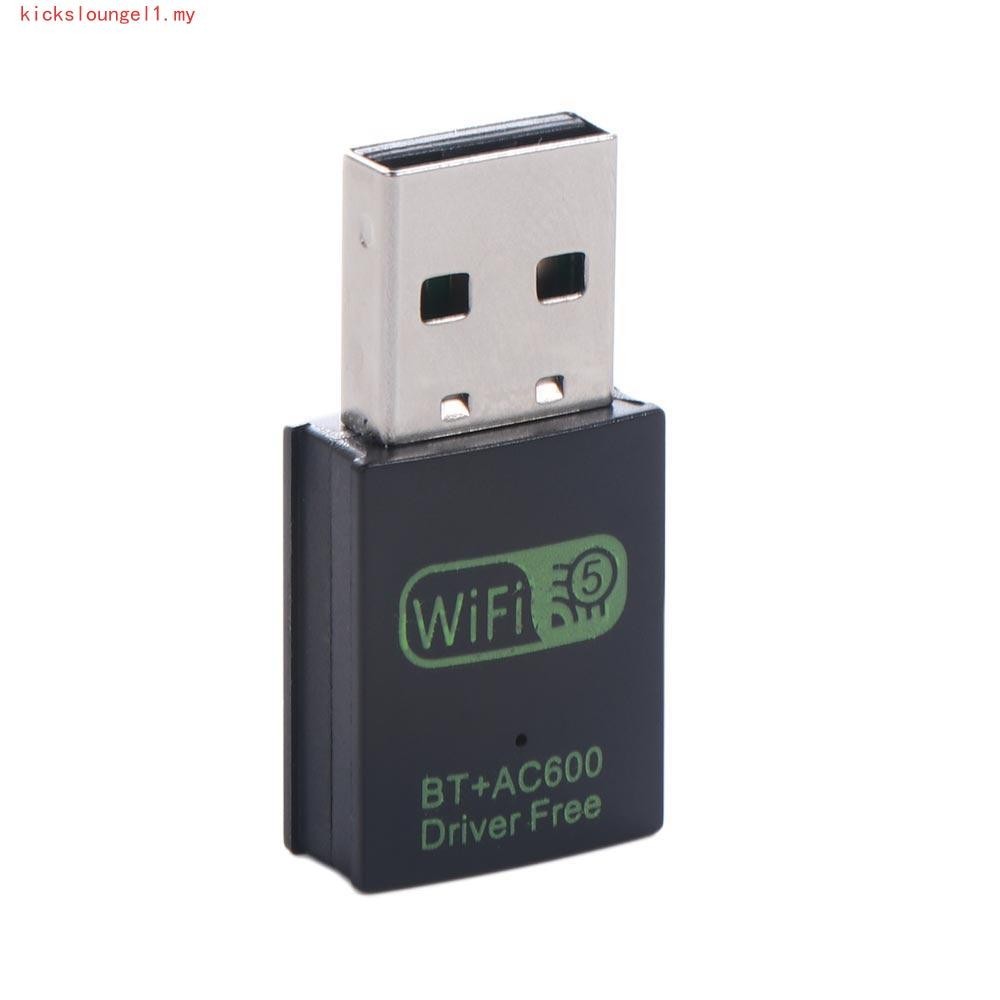 KICKSLOUNGEL BT+AC600 WLAN Dongle, Wifi Network Adapter WiFi Receiver ...