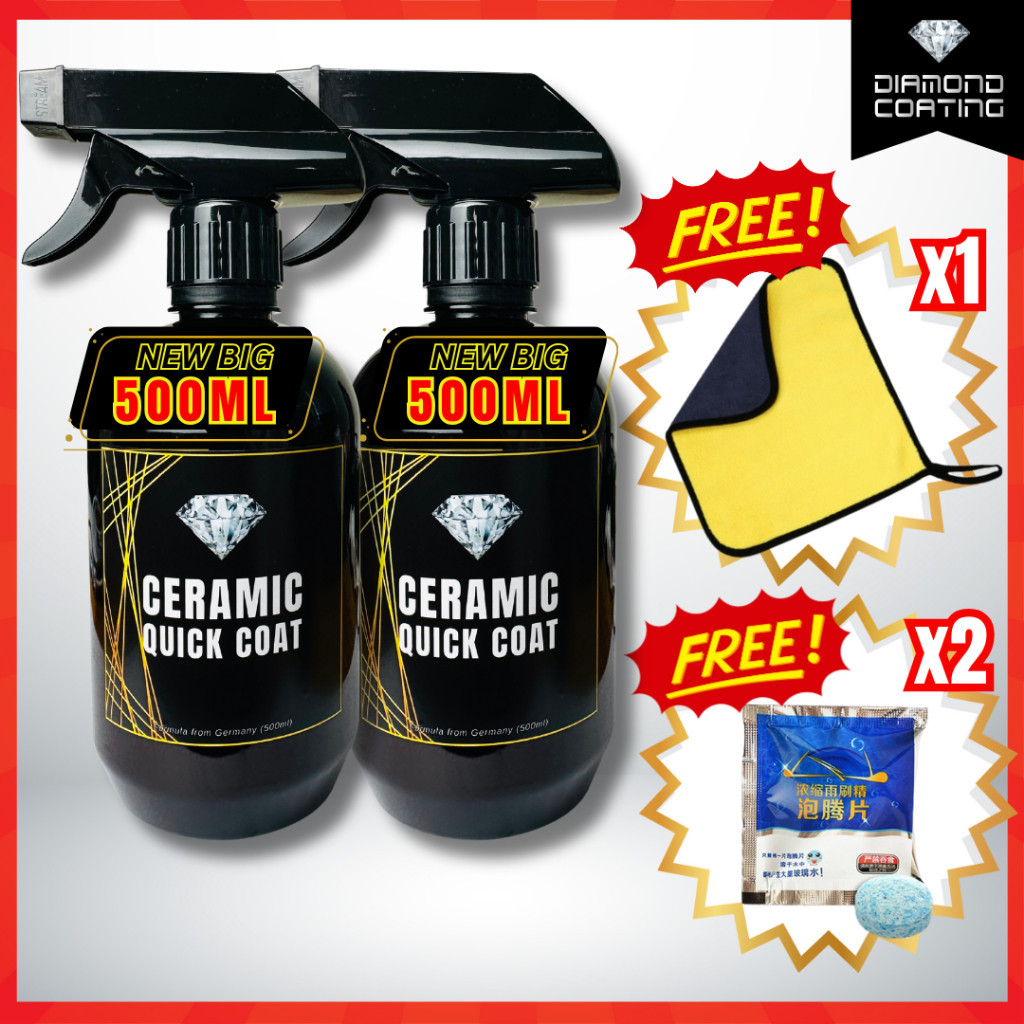 Diamond Coating 500ml Ceramic Quick Coating Spray Wax Car Polish ...