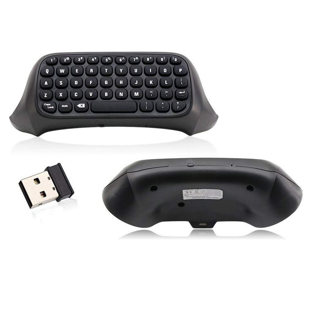 Wireless Mini Keyboard 2.4G Receiver and 3.5mm Jack for Xbox One Game ...