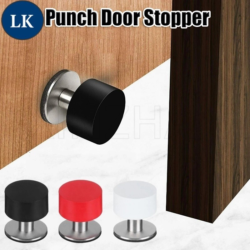 LK Rubber Floor Protector Non Punch Door Stopper Door Stop With Sound ...