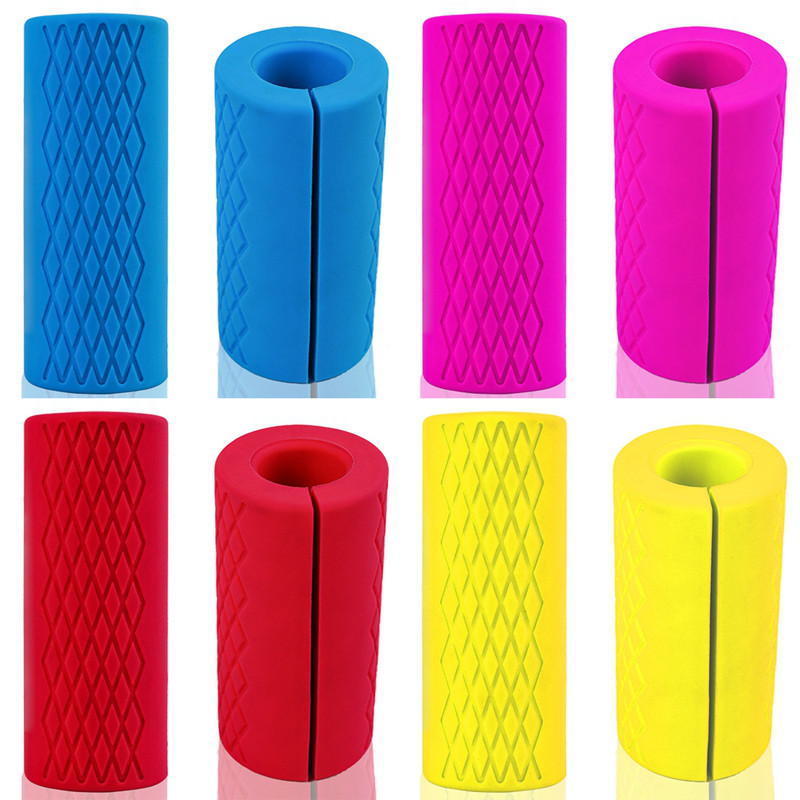 FAUSE [Ready Stock] Silicone Grip Dumbbell Barbell Gym Equipment Cover ...