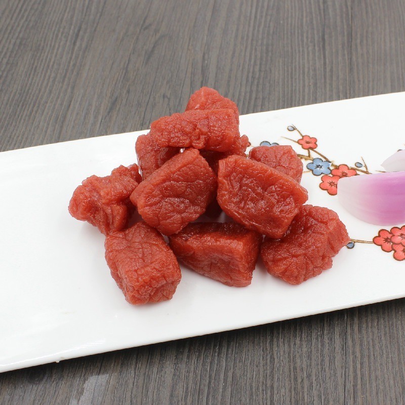 Artifical Beef Chunks Model Raw Fresh Beef Brisket Fake Meat Model for ...