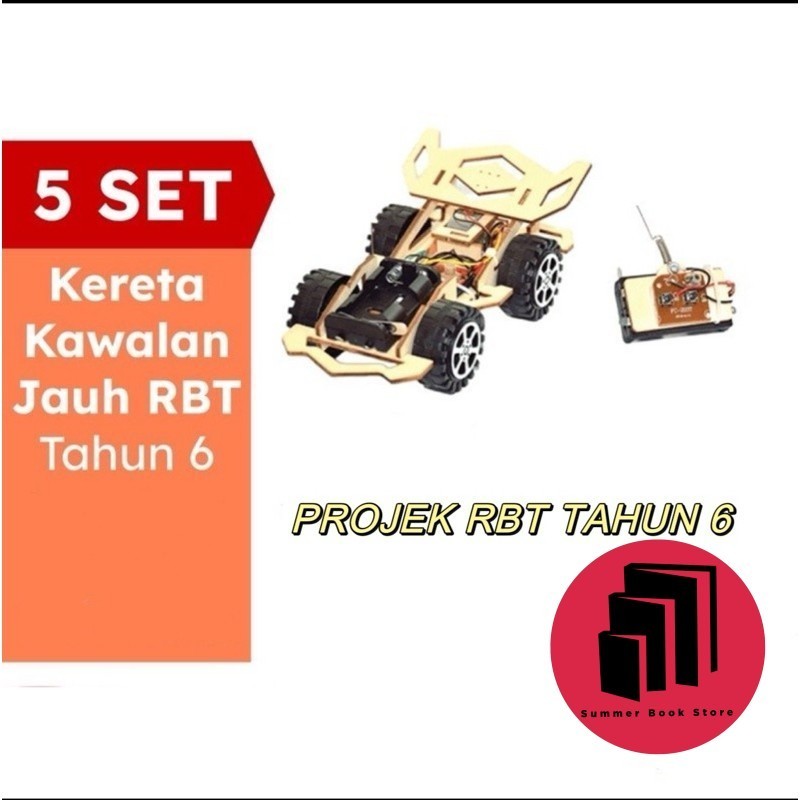 5 Set Kit Projek RBT Tahun 6 Kereta Kawalan Jauh Unit 1 Model ...