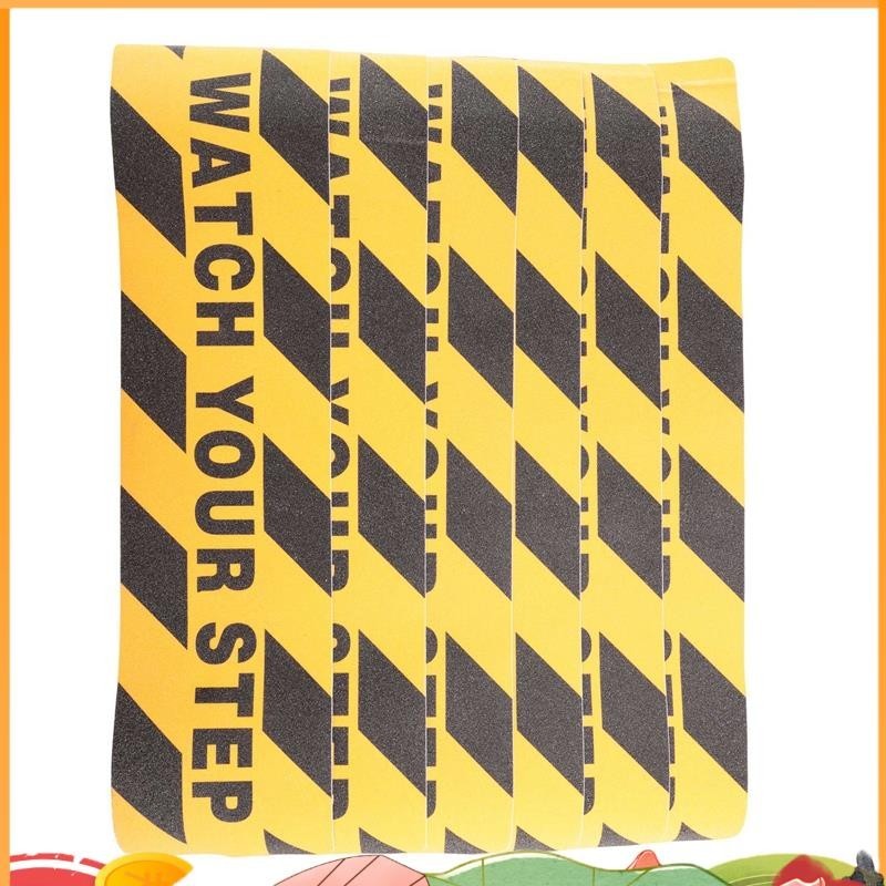 Watch Your Step Floor Decals Stickers 6X24 Inch Warning Sign Sticker ...